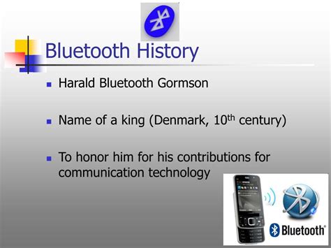 PPT Bluetooth Technology PowerPoint Presentation Free Download ID