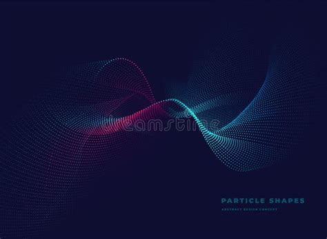 abstract wave particle vector background stock illustrations 37 088