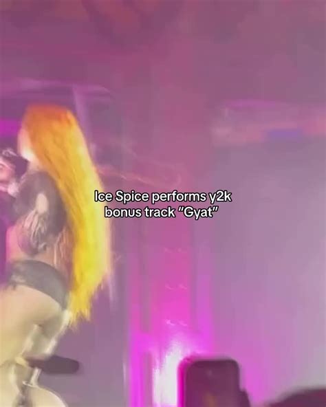 Ice Spice Performance Of Y2k Bonus Track Gyat Tiktok