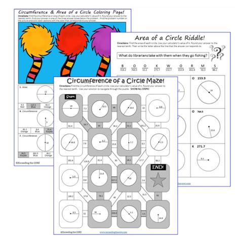Exceeding The Core Math Mazes Riddles And Coloring Page Fun Activities