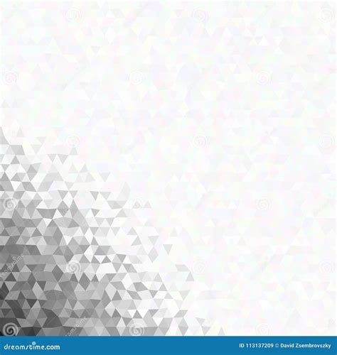 vector abstract triangular background template stock vector