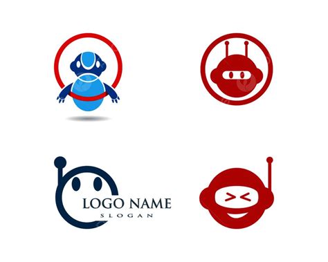 Robot Logo Vector Design Images Robot Logo Vector Template Logo Smart White Png Image For