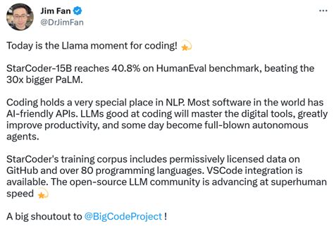 支持80 编程语言集成VSCodeHuggingFace代码大模型来了 AI chatGPT 长臂猿 企业应用及软件系统平台