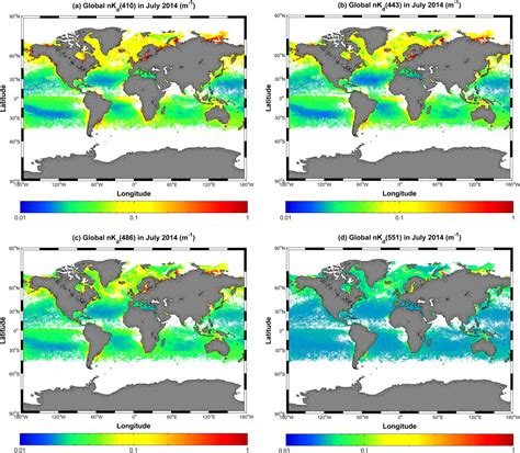Remote Sensing Of Normalized Diffuse Attenuation Coefficient Of Downwelling Irradiance Lin