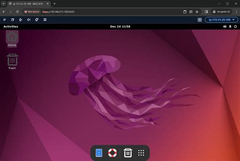 Launch Ubuntu Desktop Running Nice Dcv Server On Aws Using Cloudformation Tutorials Ubuntu