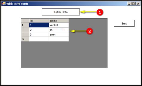 C Gridview Sorting C Controls Datagridview Sorting By Microsoft Award Mvp C C