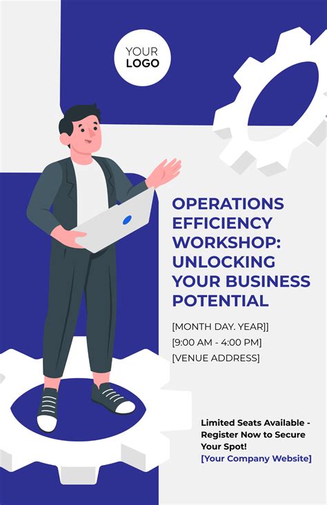 Free Operations Efficiency Workshop Poster Template To Edit Online Free Operations Efficiency Workshop Poster Template To Edit Online