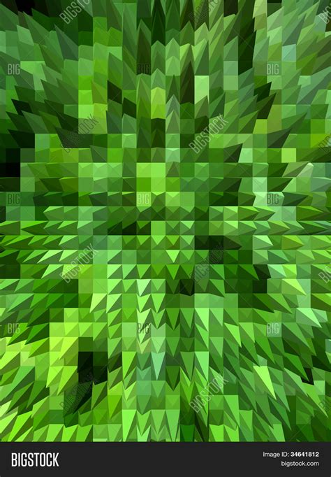Green Sharp Abstract Image And Photo Free Trial Bigstock