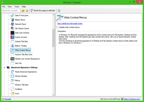 Disable Wide Context Menus In Windows And Revert Them To Classic Appearance