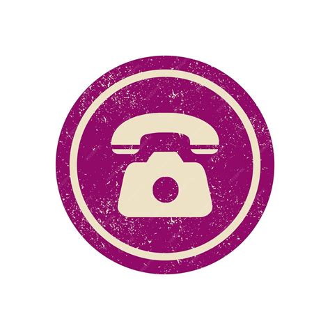 Premium Vector Mobile Telephone Icon