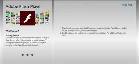 Free Download Adobe Flash Player 26 Offline Installer
