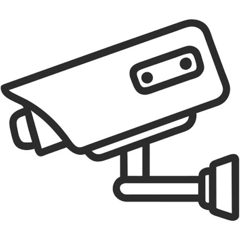 Premium Vector Security Camera Icon Outline