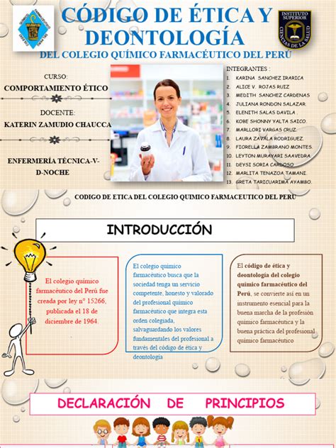 Código De Ética Y Deontología Del Colegio Químico Grupo 6 Descargar