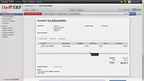 Odoo Openerp 7 Subscription Management Pragmatic Techsoft