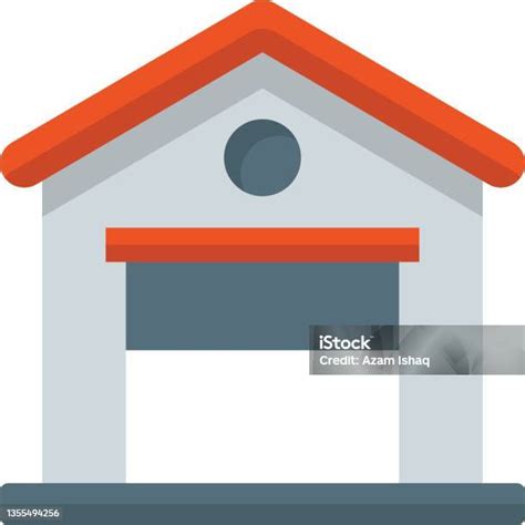 자동 차고 도어 컨셉 벡터 컬러 아이콘 디자인 자동차 서비스 및 자동차 수리점 기호 로리 예비 부품 사인 자동차 기술자 장비