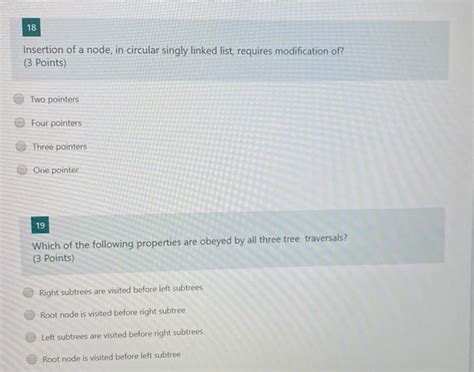 Solved 18 Insertion Of A Node In Circular Singly Linked