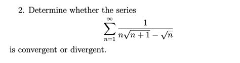 Solved Use The Limit Comparison Test Explained Below Show Chegg