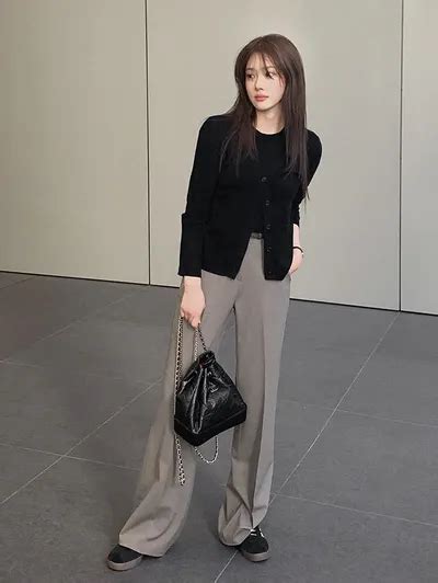 슬로우앤드 Slowmade 세미부츠컷 찰랑슬랙스 기본롱ver 4 Size