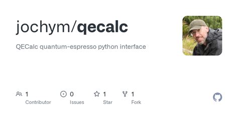 Github Jochymqecalc Qecalc Quantum Espresso Python Interface