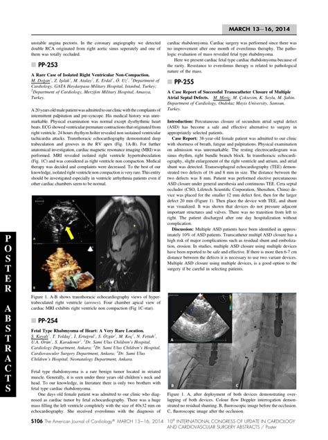 Pdf Pp 253 A Rare Case Of Isolated Right Ventricular Non Compaction