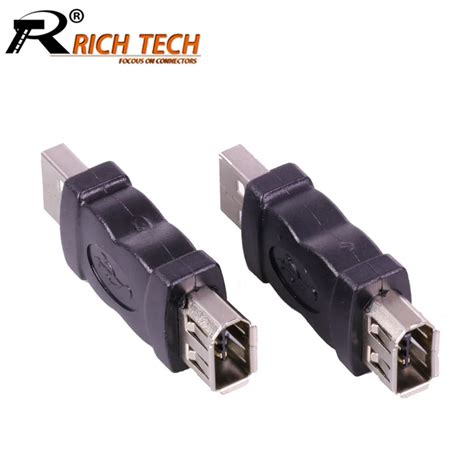 10pcs Lot USB 2 0 1394 Female To USB A Male Adapter 6 Pin Female Firewire IEEE 1394 To USB Male