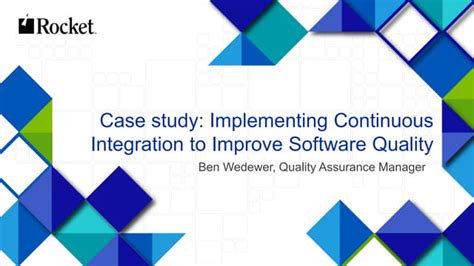 Implementing Continuous Integration To Improve Software Quality Pdf