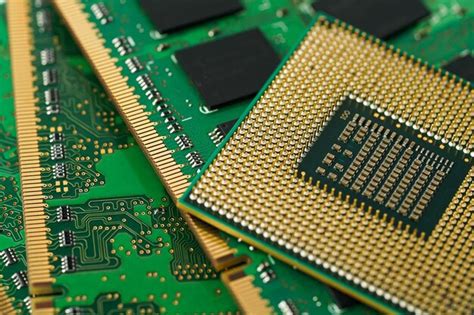 Premium Photo Ram Memory And Pins On Main Cpu Pc Processor Circuit Board