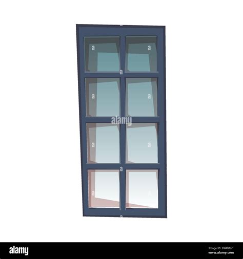 Window With Window Frame Vector Illustration Stock Vector Image And Art Alamy