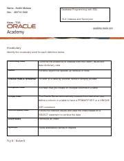DP 16 2 Practice Pdf Nama Andini Mutiara Database Programming With