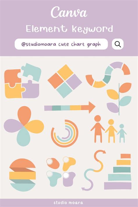 Cute Chart Graph Canva Element