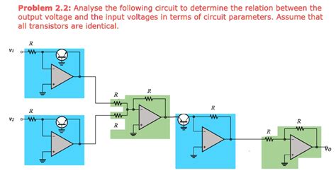 Solved Problem 22 Analyse The Following Circuit To Determine The