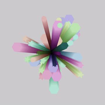 Expanding Circle Columns Made In Processing Agate Dragon Games