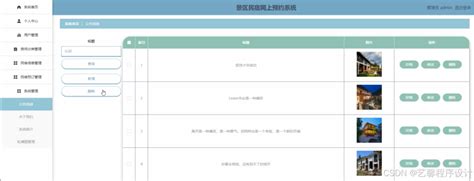 计算机毕业设计景区民宿网上预约系统 基于web的景区民宿预订平台设计与开发 景区民宿在线预订系统的构建与实现民宿网站设计总体的e—r图需要