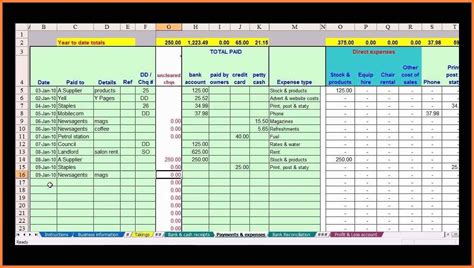 Farm Bookkeeping Spreadsheet Sow Template In Bookkeeping Within Excel Spreadsheet For Farm