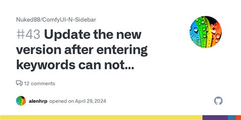 Update The New Version After Entering Keywords Can Not Search Do Not