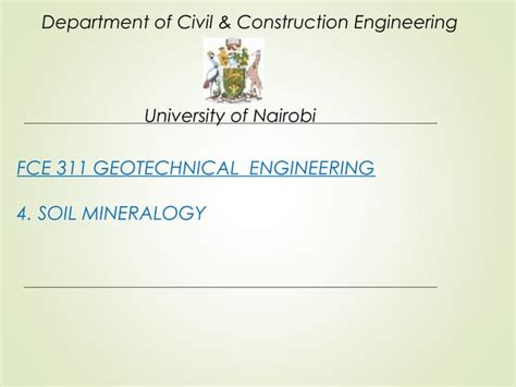 4 Clay Mineralogy Ppt