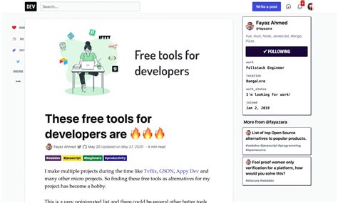 These Free Tools For Developers Are 🔥🔥🔥 Dev Community 👩‍💻👨‍💻 Aards