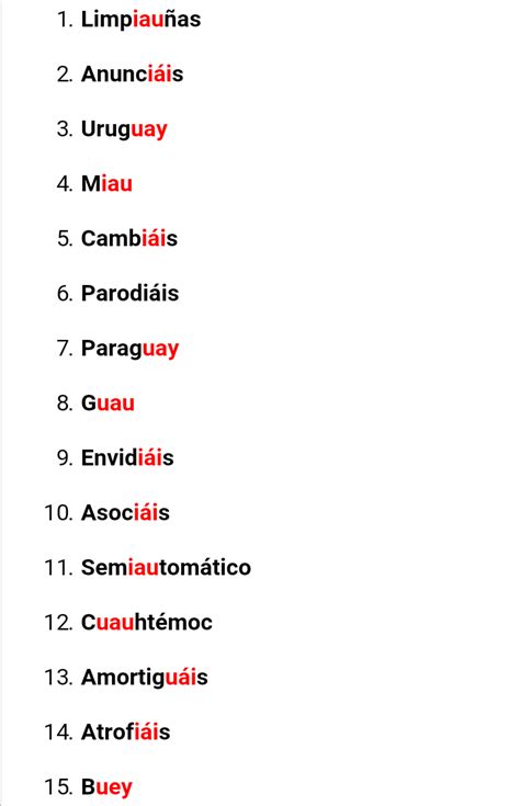 10 Ejemplos De Triptongos En Espanol Nuevo Ejemplo Hot Sex Picture