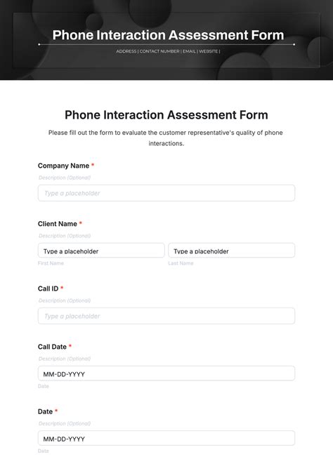 Free Hazard Identification And Risk Assessment Hira Form Template To