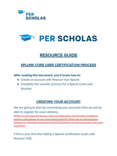 Splunk Core User Certification Process Learner Pdf Computing