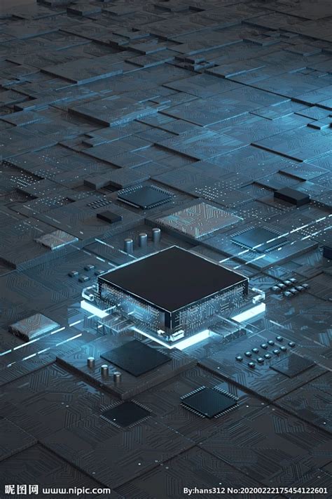 发光的可贴logo科技芯片图 花瓣网