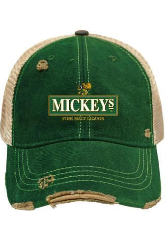 Mickeys Malt Liquor Brewing Company Retro Brand Vintage Mesh Beer Hat Cap