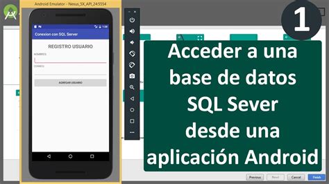 Acceso A Una Base De Datos Sql Server Desde Android 1 Youtube