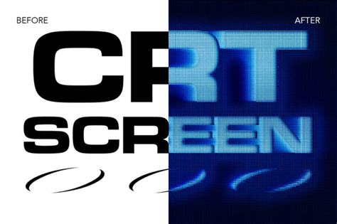 Crt Screen Text Effect Scene Generators Ft Crt And Text Envato