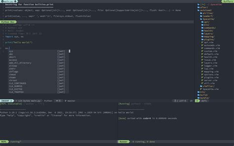 Use Spacevim As Python Ide Rvimporn
