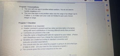 Solved Program 1 Beepboopaajava 10 Points D In This