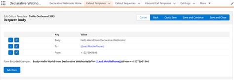 Salesforce Flow Integration To Send Sms Via Twilio Api