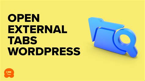How To Open External Links In A New Window Or Tab With Wordpress Youtube