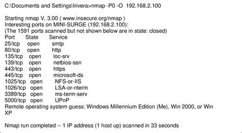 8 Nmap Os Detect Results Download Scientific Diagram