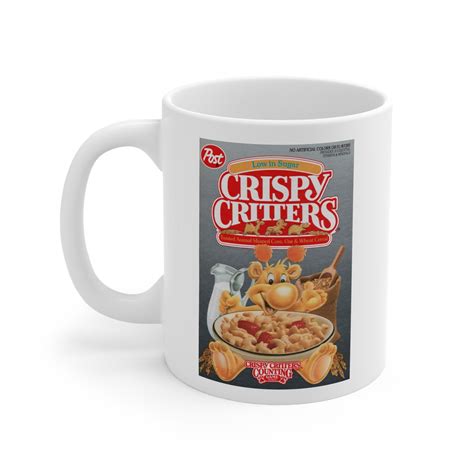 Crispy Critters Vintage Cereal Box Coffee Mug Etsy